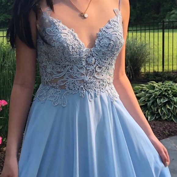 PromGirl | Dresses | Ice Blue Dress | Poshmark